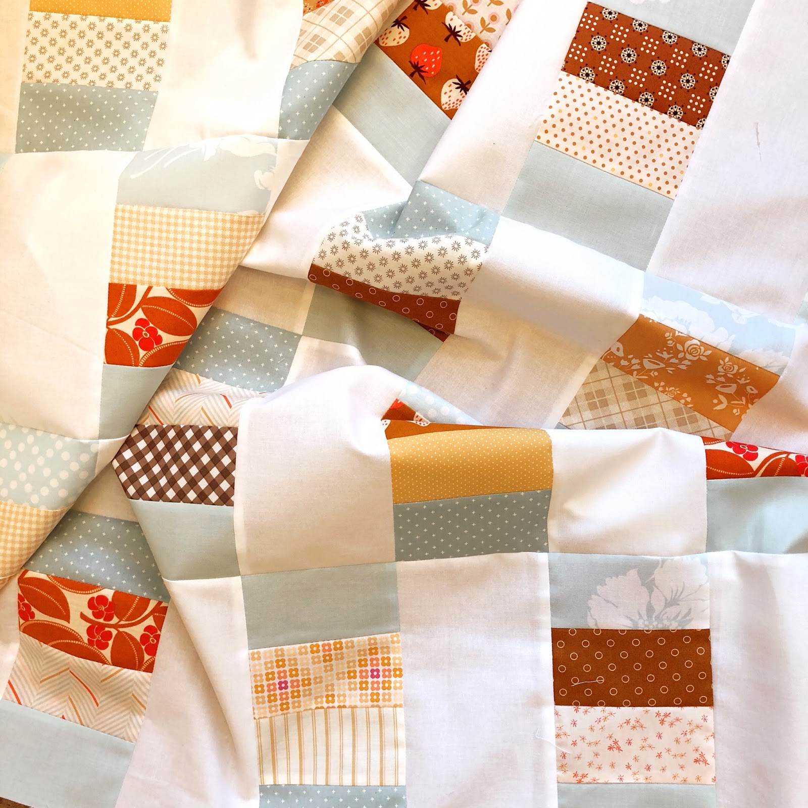 Splish Splash Stash: four coins patchwork