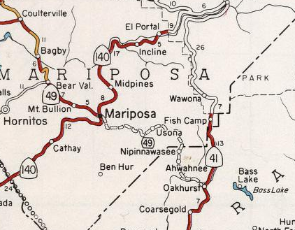 California State Route 49; The Golden Chain Highway (CA 41 north to CA 16)