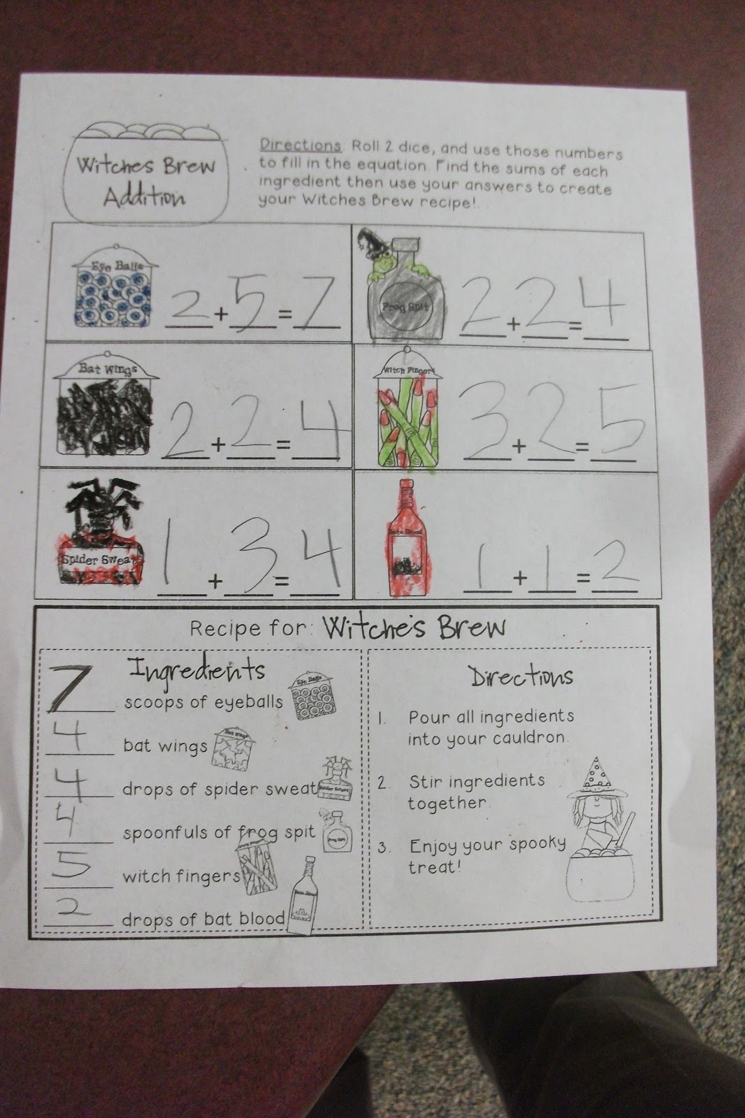 Crazy Daze in First Grade: Witches Brew Game....3 for FREE and a sale!
