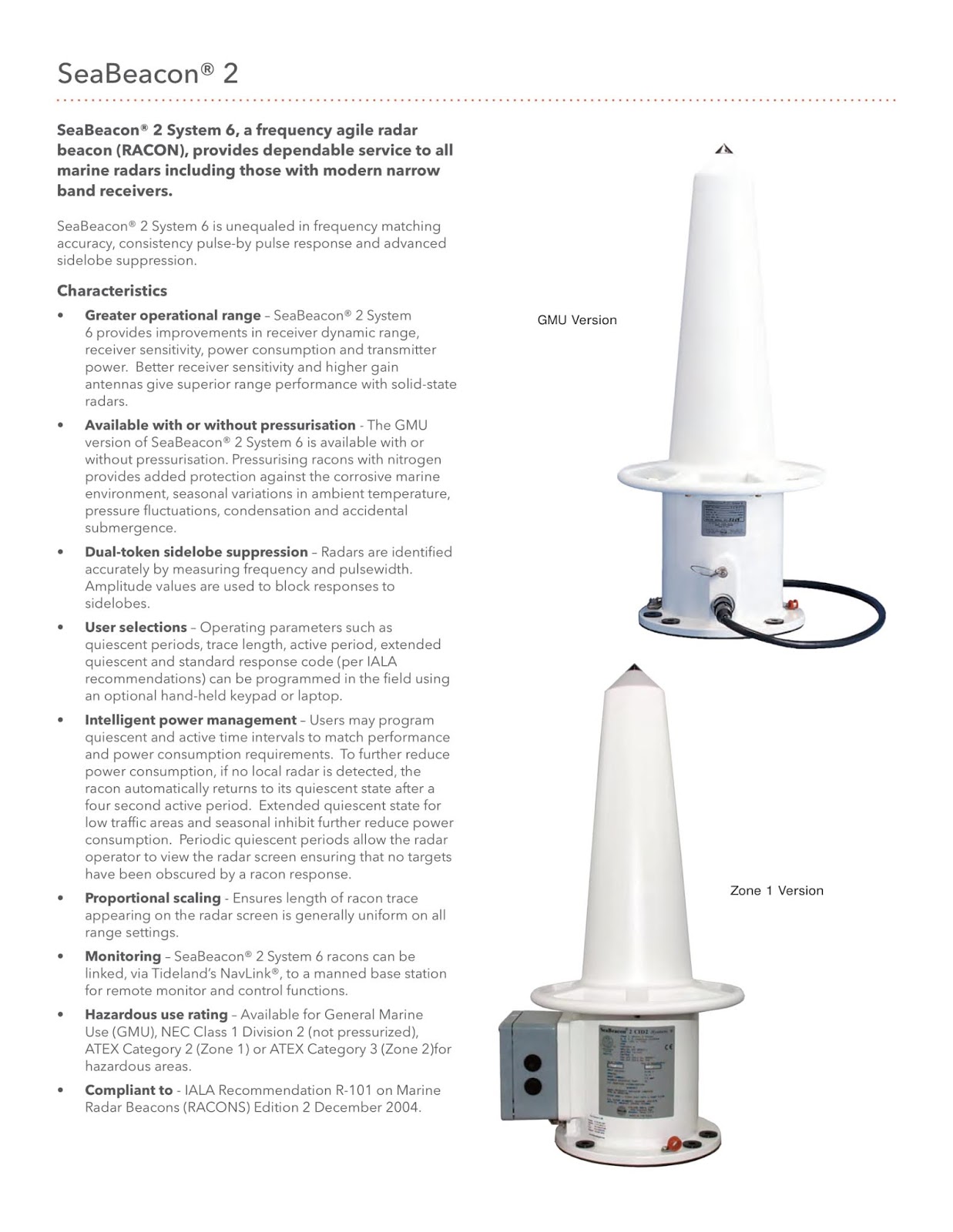 Tideland Radar Beacon RACON