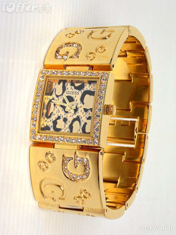 My Lovely Outlet: GUESS Leopard Watch - Gold