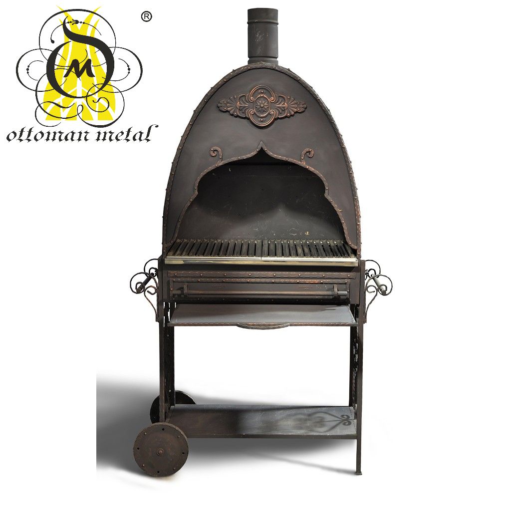 Wrought iron barbecue grill-Wrought iron metal Latvia