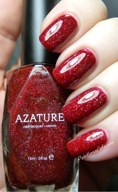 Azature Red - Swatches and Review | Pointless Cafe
