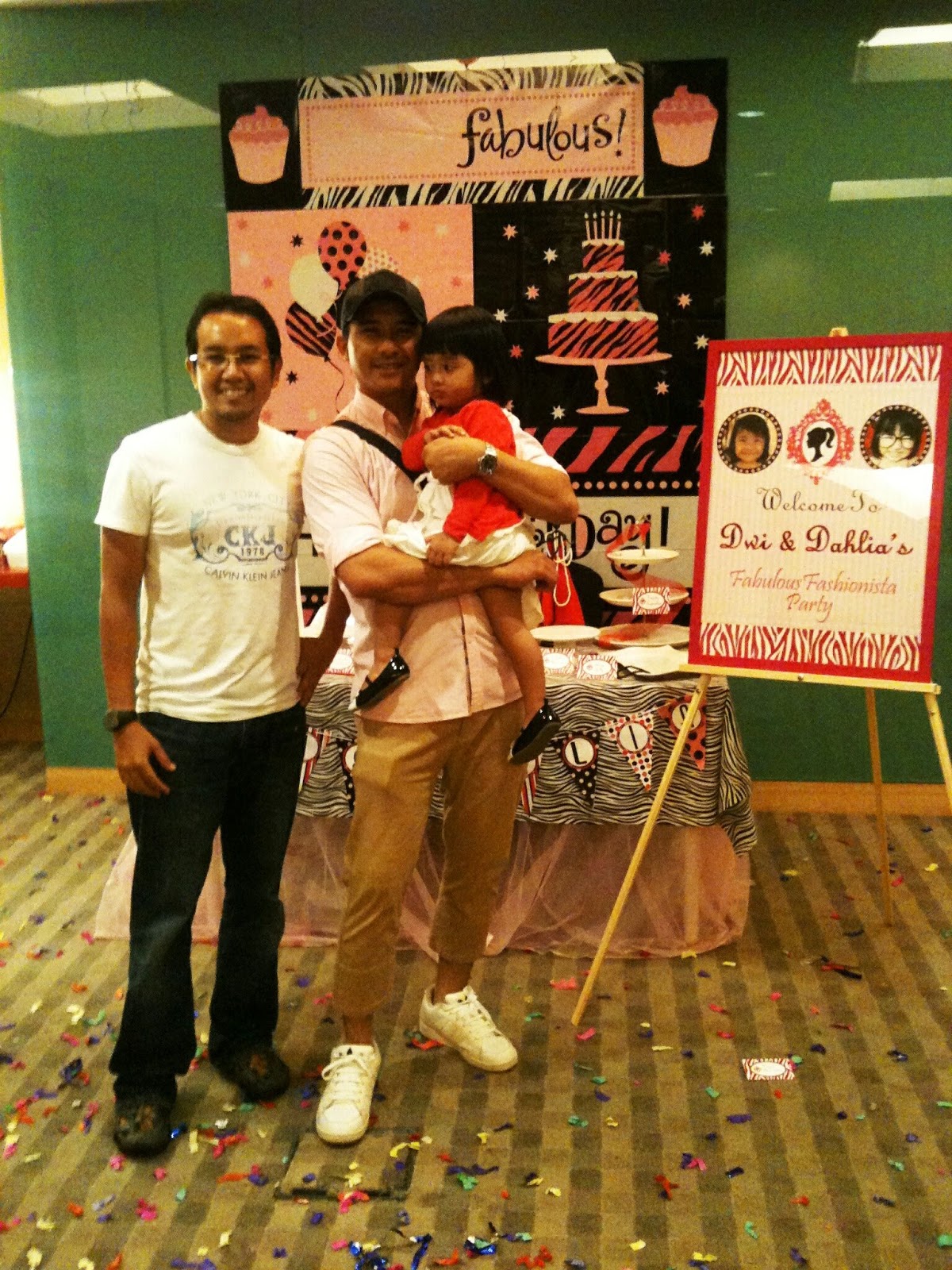 Lizzie as a Mummy: Aaron Aziz's Daughters' Birthday