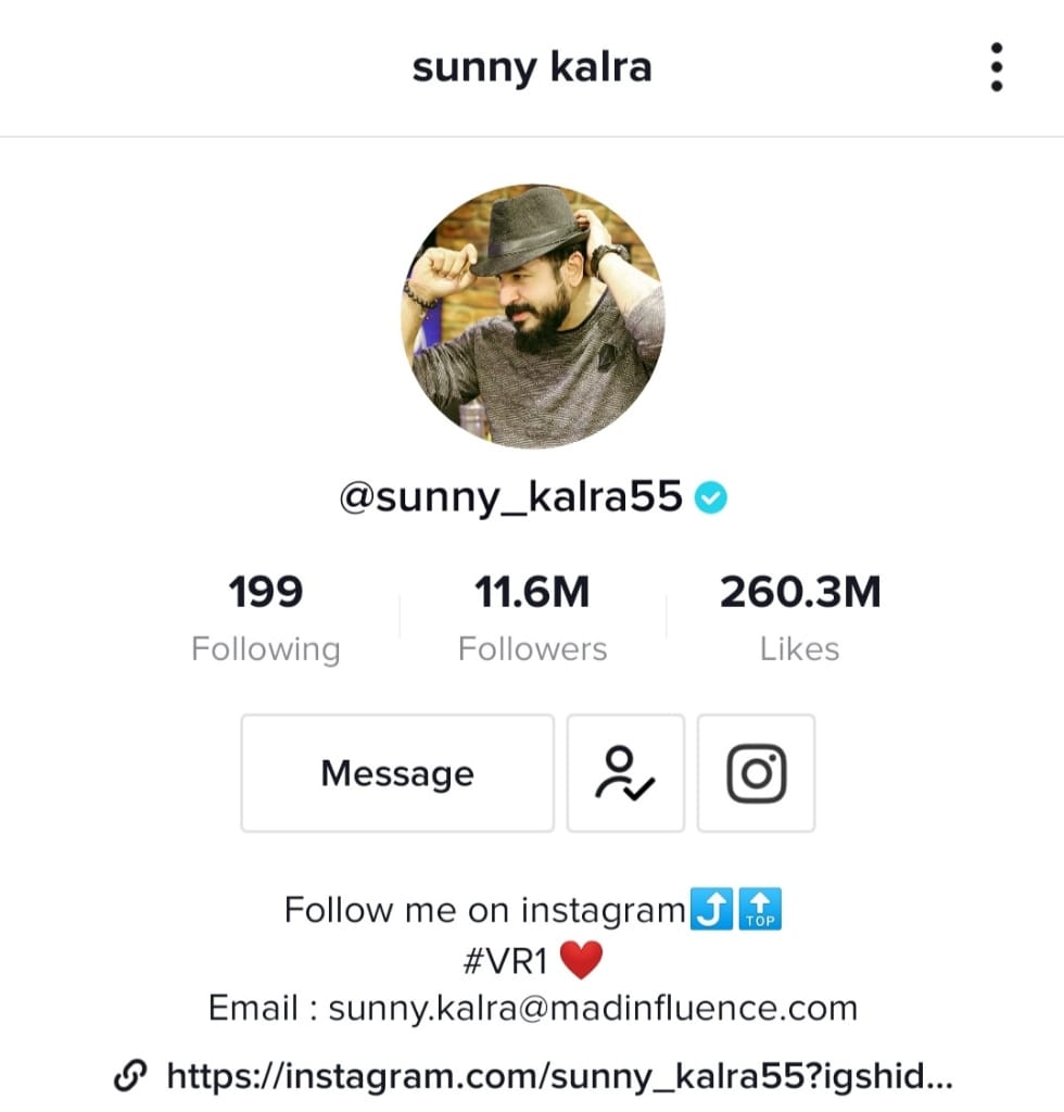 Sunny Kalra (TikTok Star) is legendary for his Acting, Motivational ...