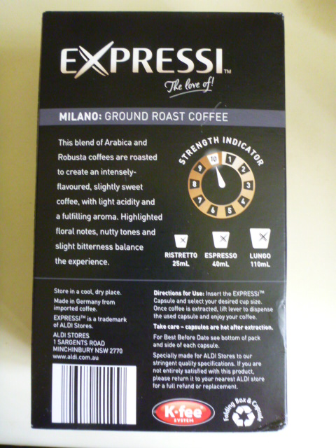 A doctor's journey ...: Coffee Review - Aldi Expressi Coffee Machine