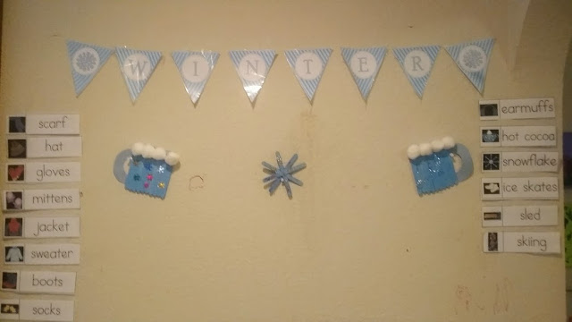 Our Winter Wall | TJ Homeschooling