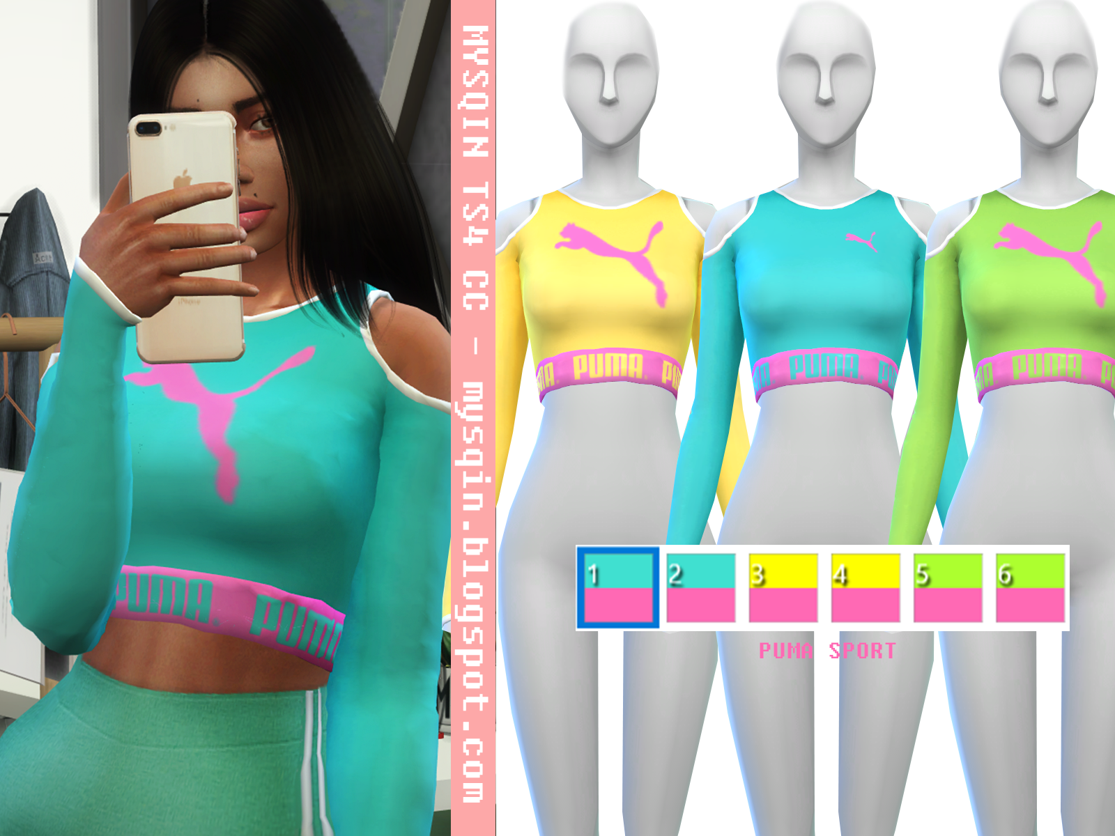 MYSQIN: SIMS 4 CC Puma Sport