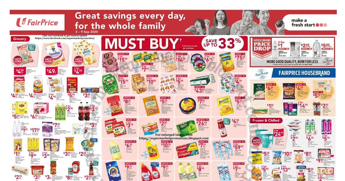 NTUC FairPrice Weekly Promotion Ad 03 - 09 September 2020 ~ Supermarket ...