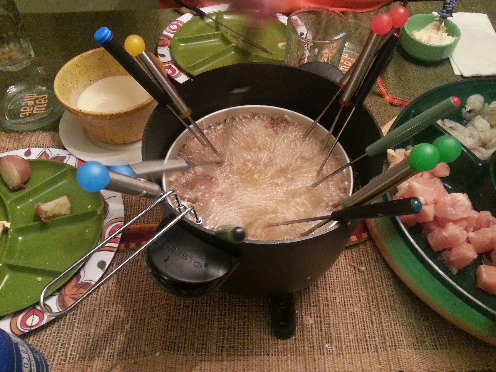 Be Present - Be Real: Y'all know that we do a little Family Fondue Fun