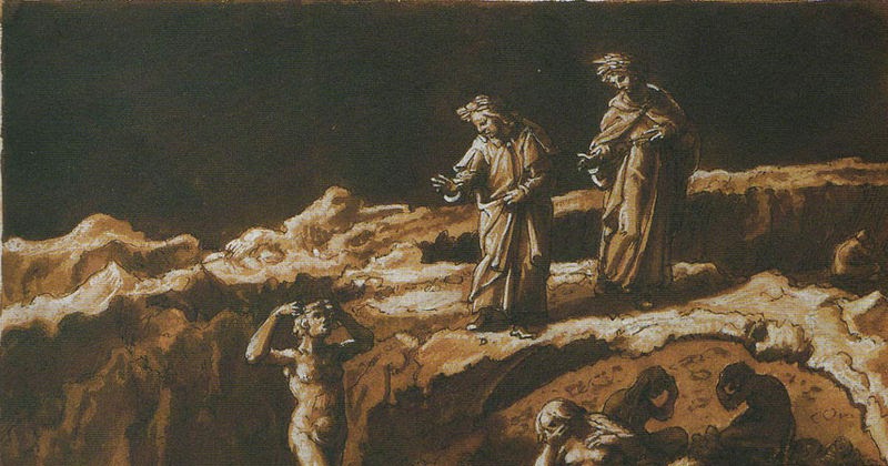 Inferno Canto 18: analisi, commento, figure retoriche • Scuolissima.com