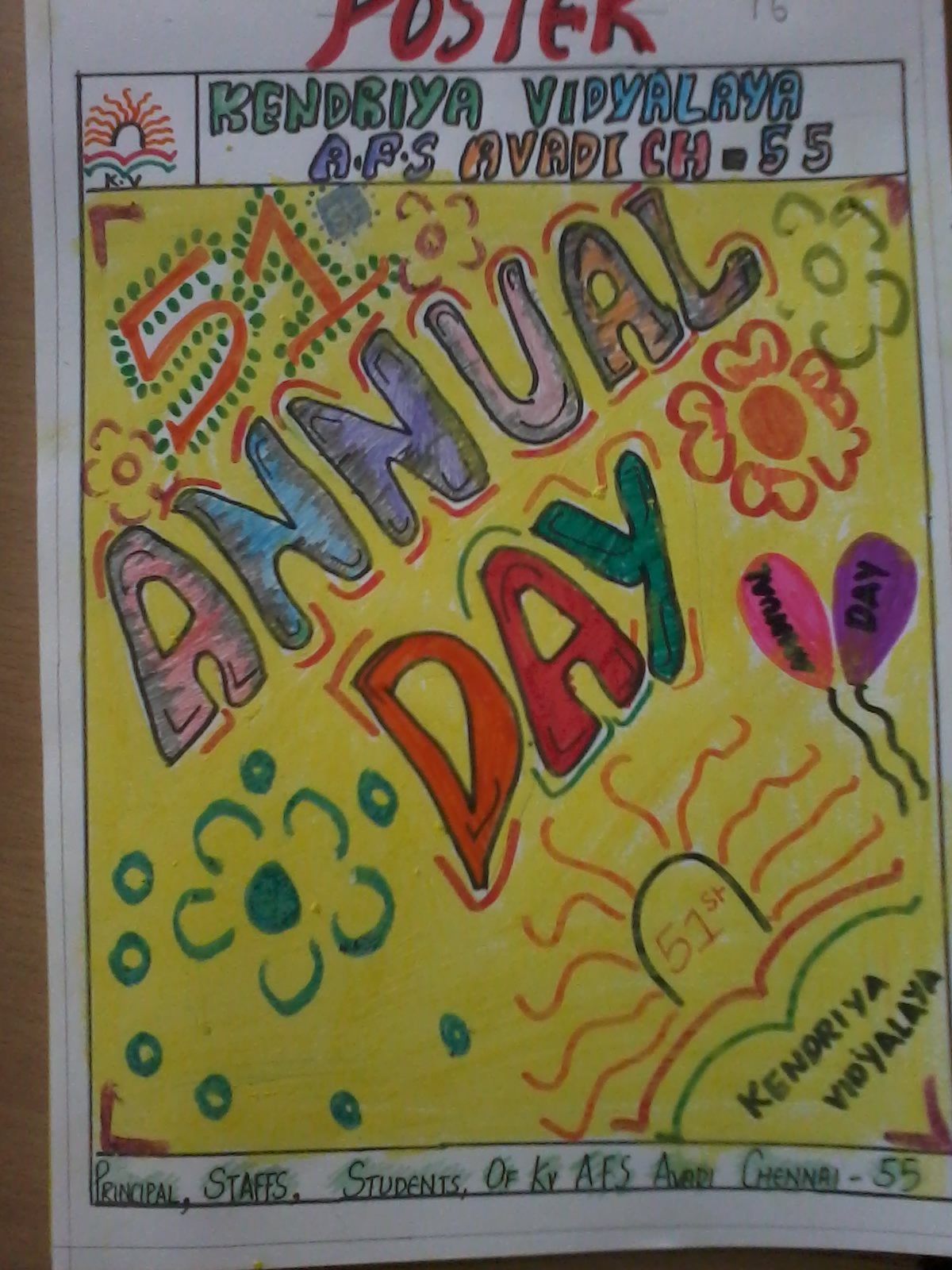ART Palettes: Annual Day Posters made by Students