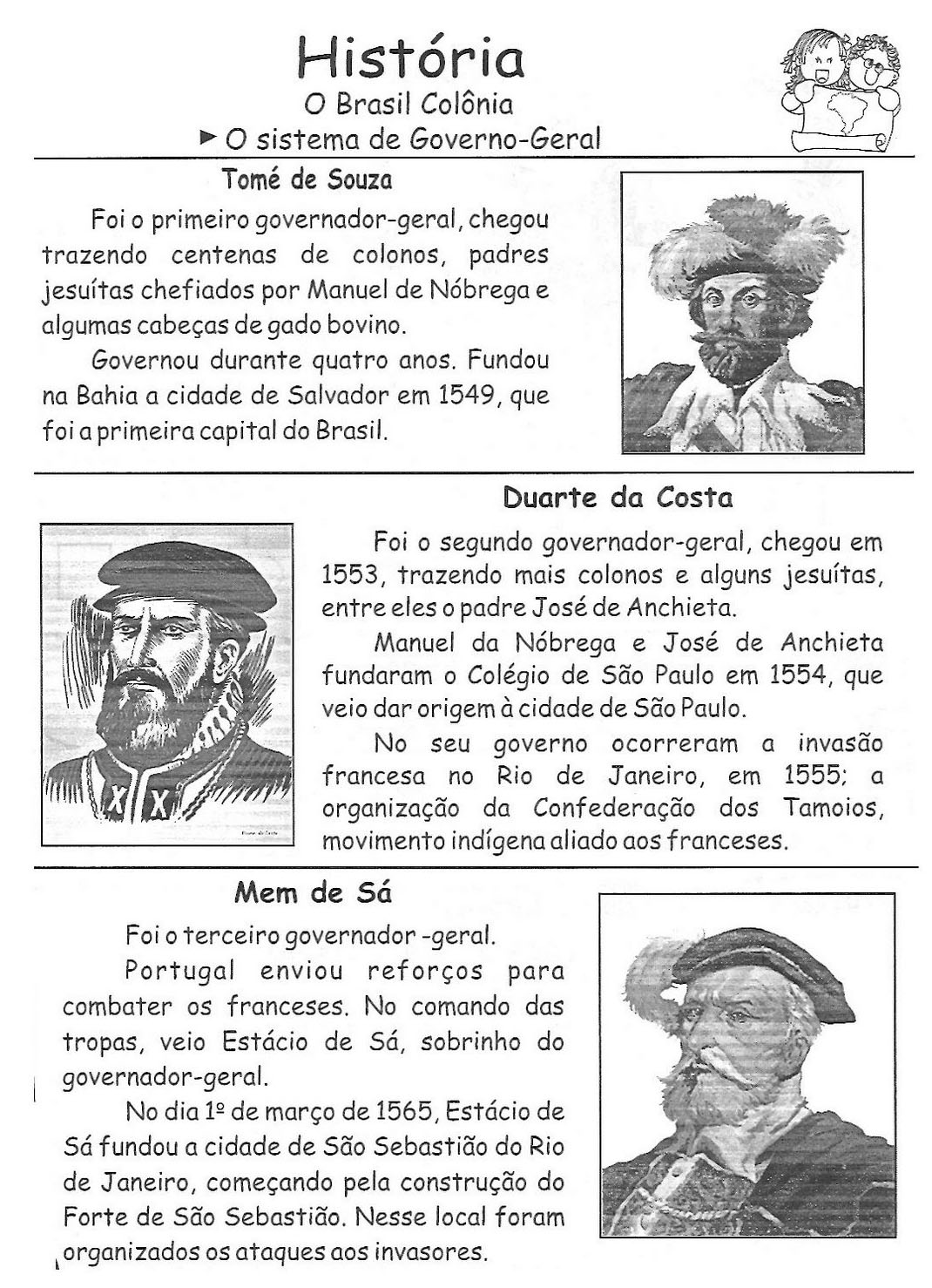 JORNAL PONTO COM: HISTÓRIA - CONTEÚDO + ATIVIDADES - BRASIL COLÔNIA