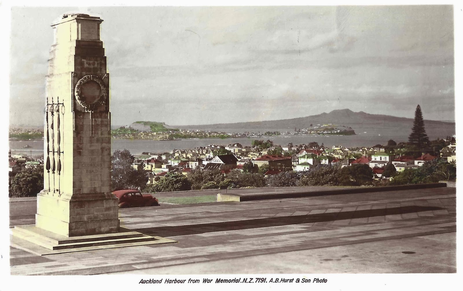 1950's view of the Cenotaph at Auckland War Memorial Museum
