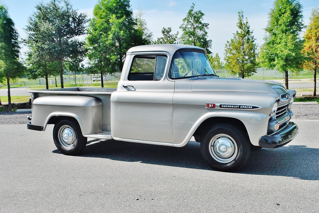All American Classic Cars: 1959 Chevrolet Apache Stepside Pickup Truck