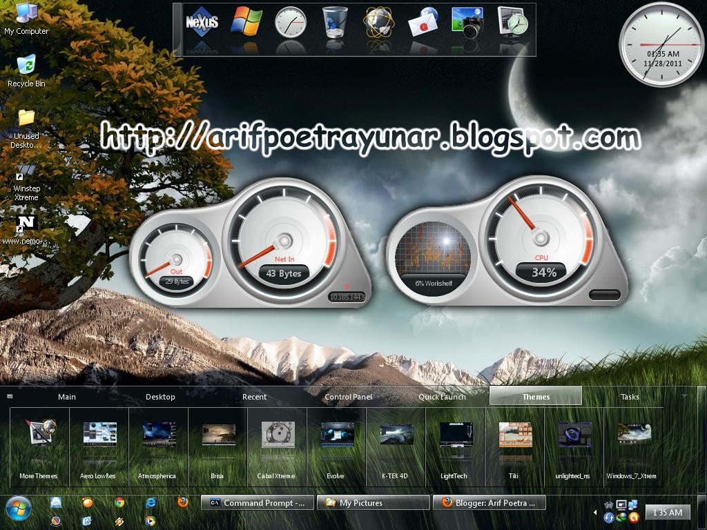 Personal: Percantik Tampilan Desktop Dengan Winstep Xtreme 11.10