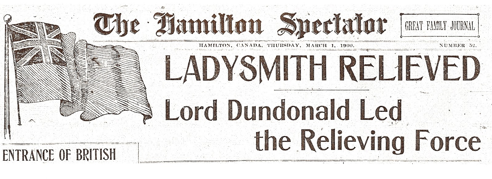 1900s Hamilton: 1900 - Ladysmith Relieved - Part One