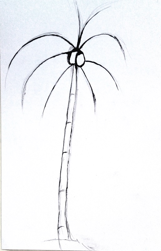 Cara menggambar pohon MUDAH & SIMPEL - MAYAGAMI