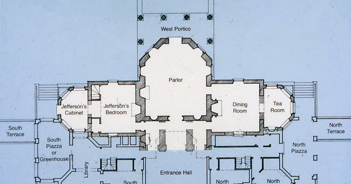 Monticello Floor Plan 2nd Floor
