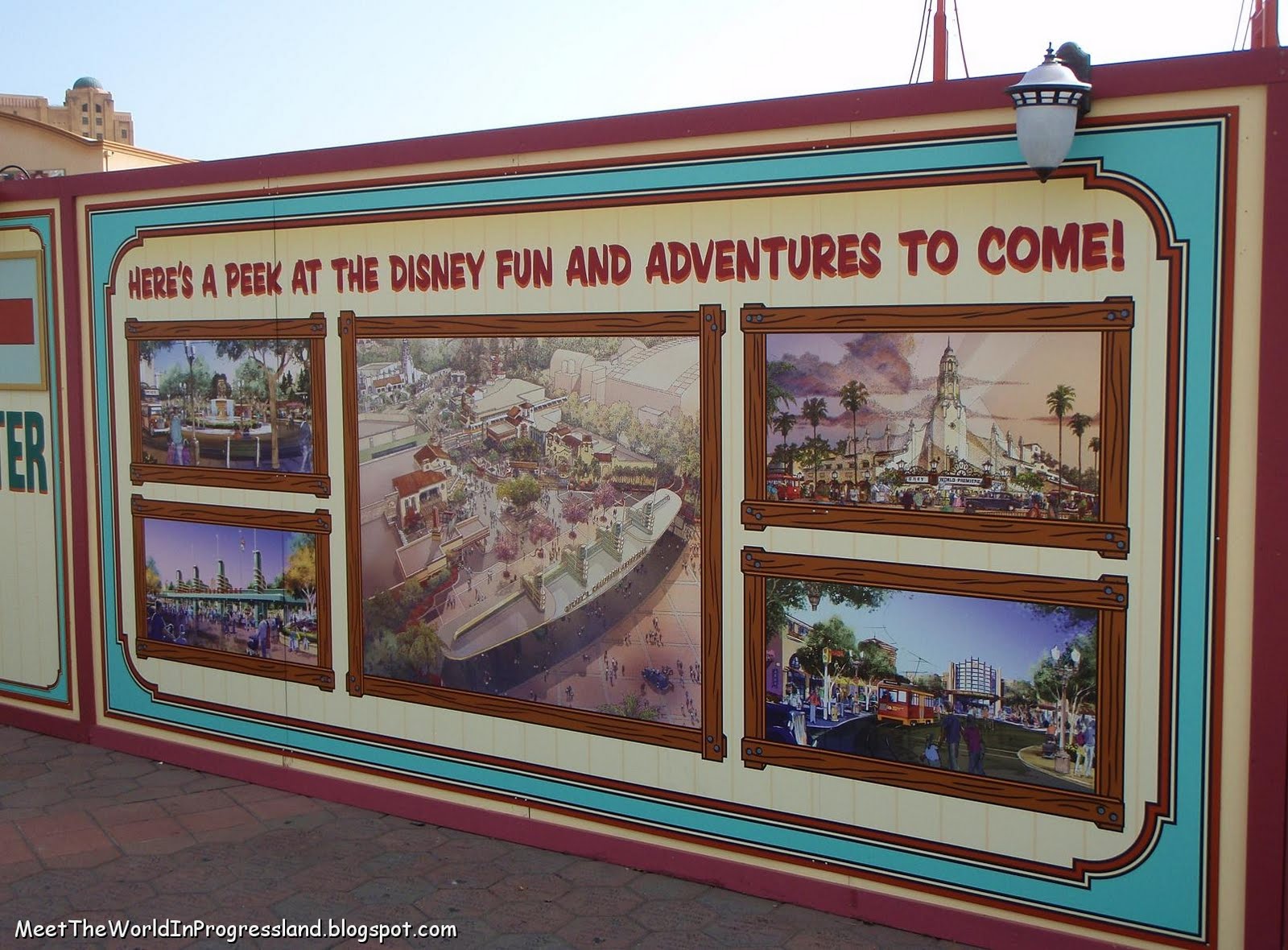 Meet The World: Disney's Construction Wall Adventure!