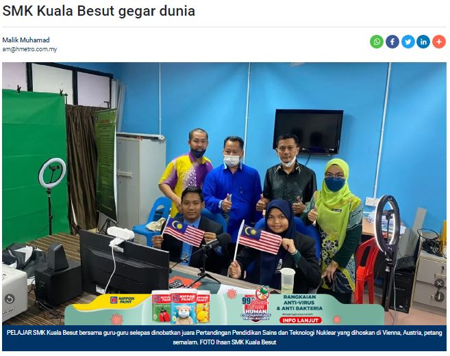 BLOG RASMI SMK KUALA BESUT: 2021