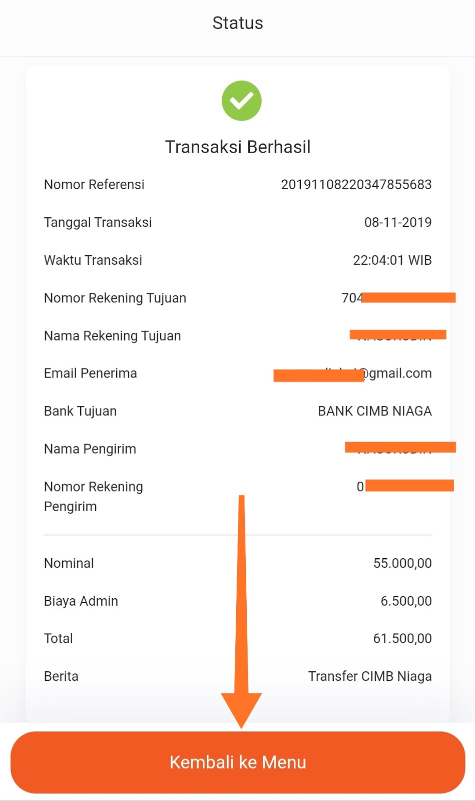 Cara Super Cepat Transfer Dari Bank BNI Ke Bank CIMB Niaga Menggunakan ...
