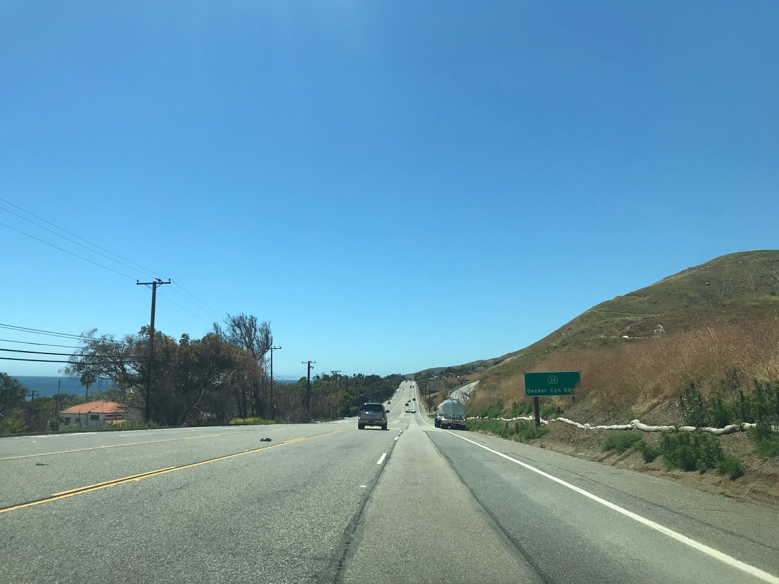 California State Route 1 from Interstate 10 in Santa Monica to San Luis ...