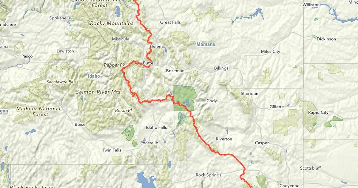 Tramplite Gear: Continental Divide Trail