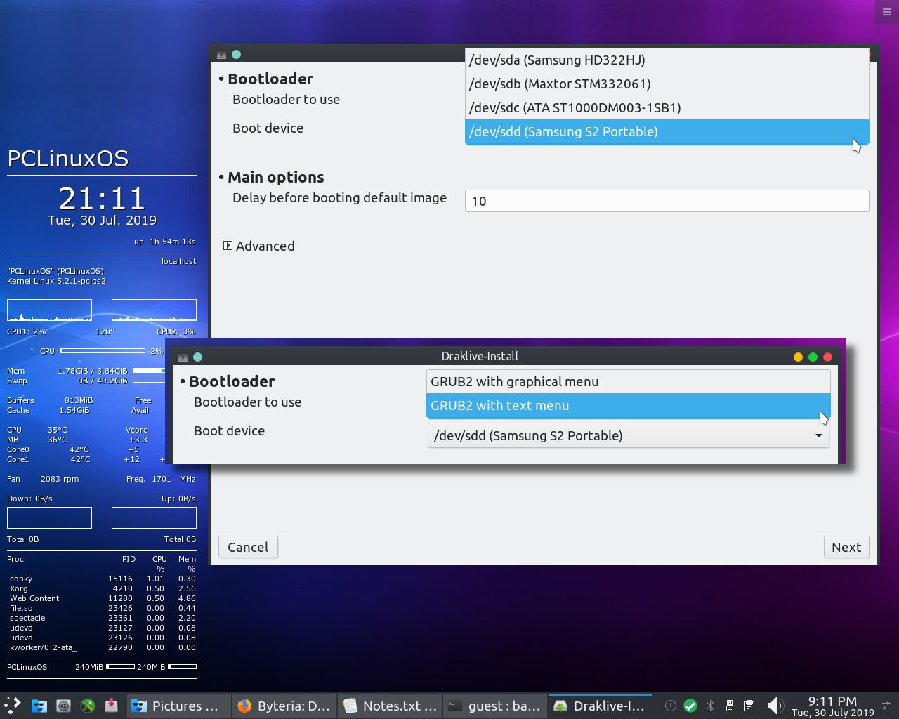 Byteria: PCLinuxOS KDE - Instalação e configuração