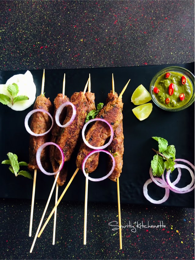 Chickpea Seekh Kababs - Shami Kababs