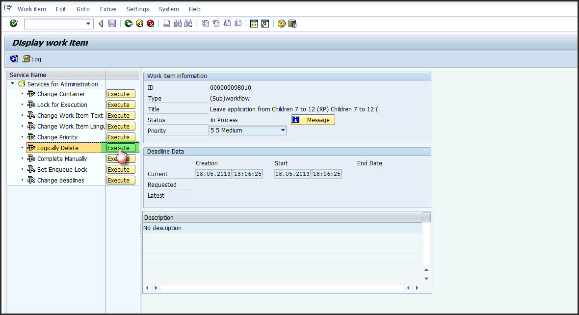 An SAP Consultant: SAP Workflow - Delete work item from SAP Inbox