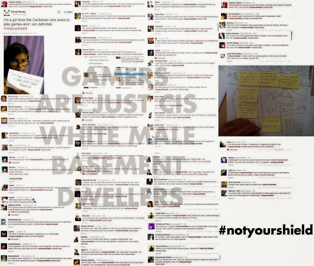 The Males Of Games: #GamerGate and #NotYourShield