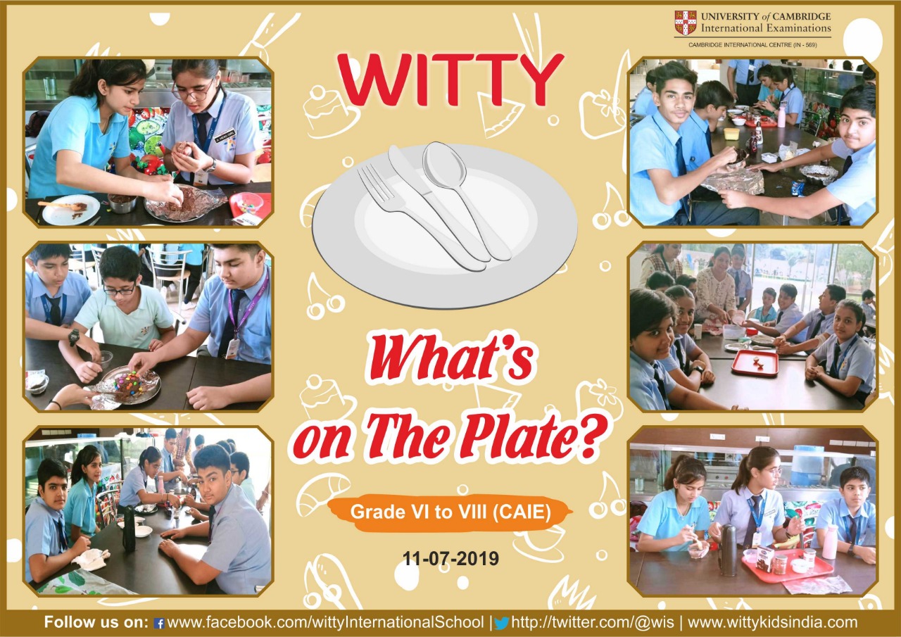 On the top of the World...: Flameless cooking activity at WIS, Udaipur