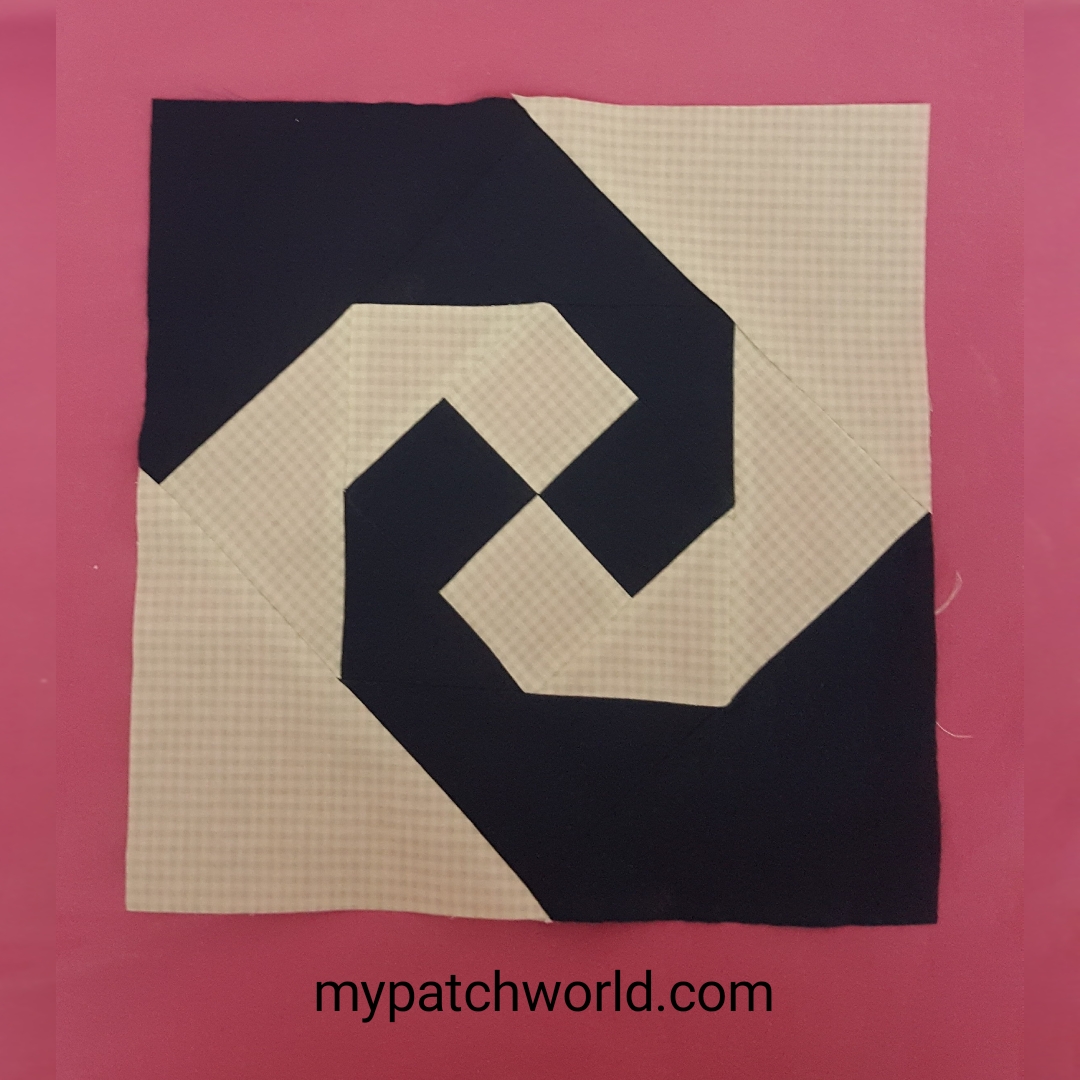 snail's trail quilt pattern | All about patchwork and quilting