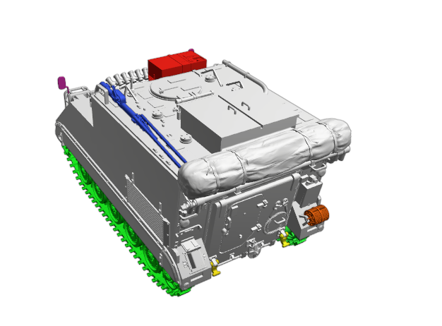 Gulumik Military Models: M577 A1GE 1/72 RESIN PRINTED 3D KIT - RED TANK ...