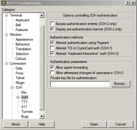 Johan Louwers - Tech blog: ssh key forwarding with putty