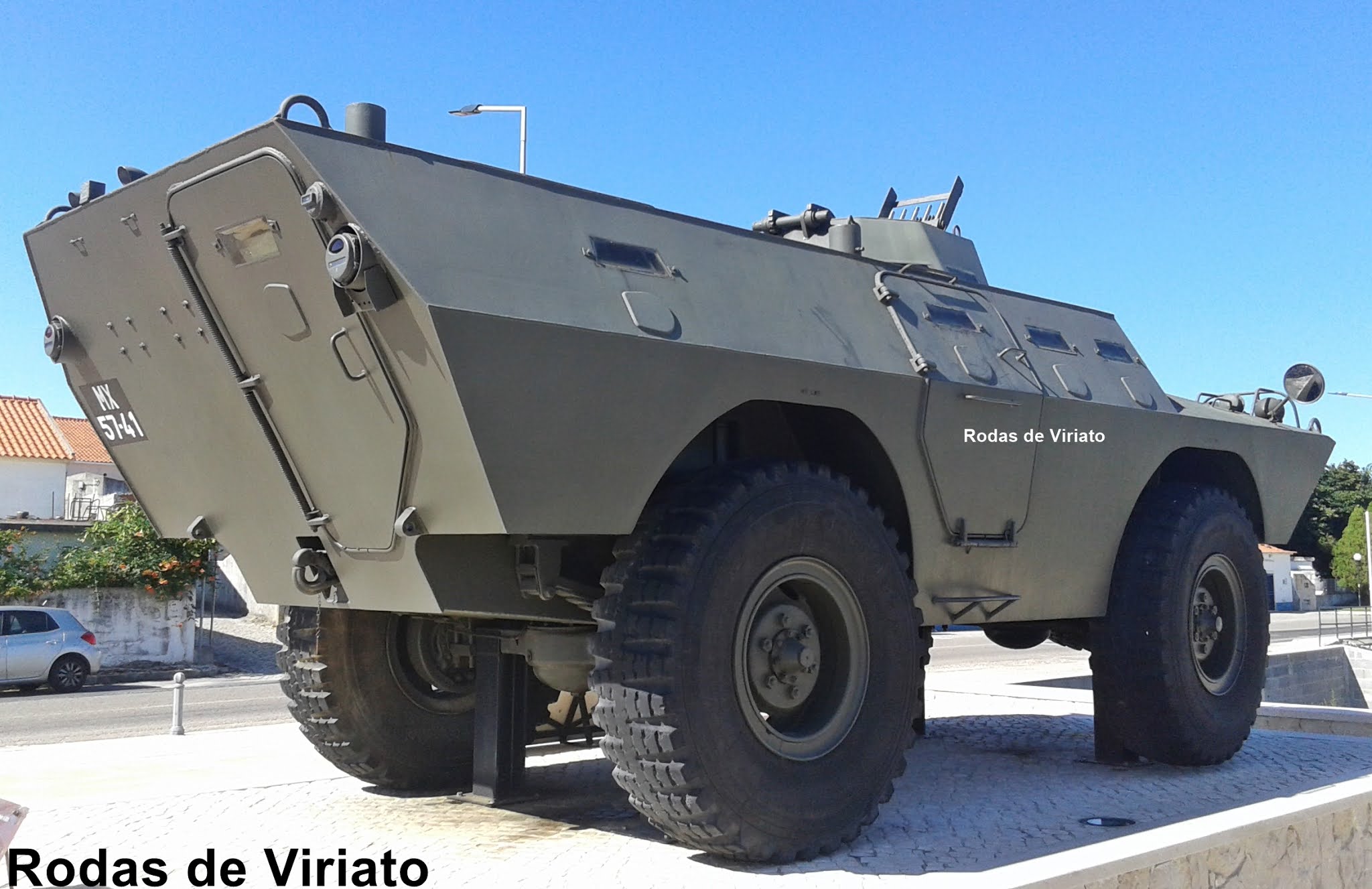 Blindado Chaimite V 200 em Aljubarrota