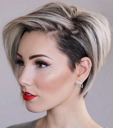 Mujer: Estilo y Belleza: Pelo Corto Pixie Asimétrico 2018