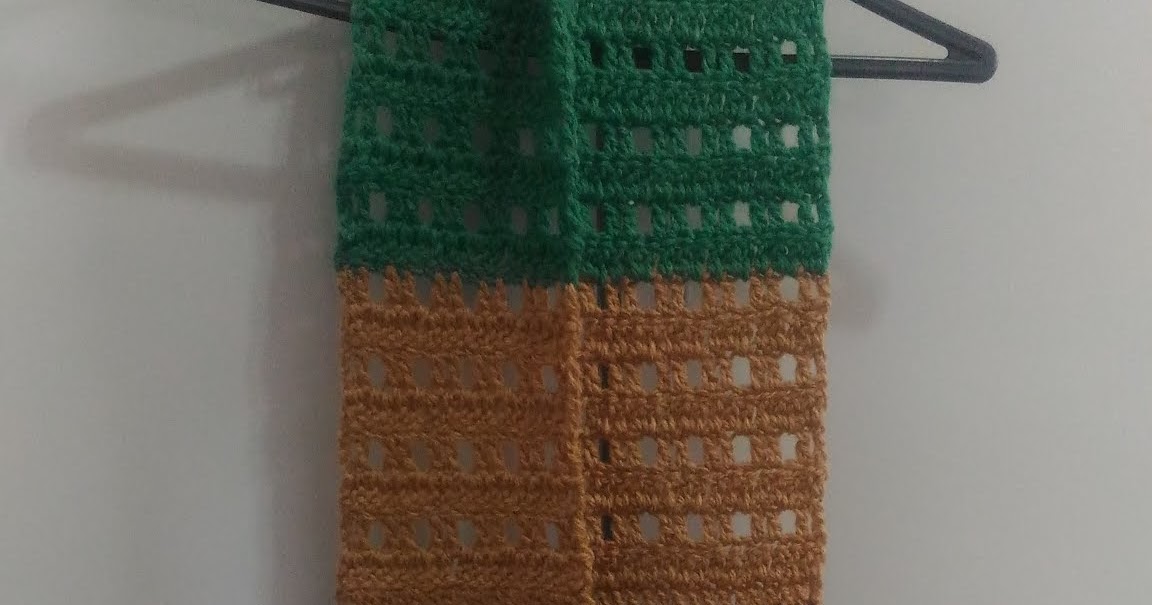 Cachecol Rápido em Crochê
