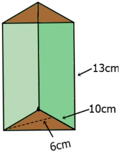 Área de un Prisma Recto (Regular). - Matemática Serie 23