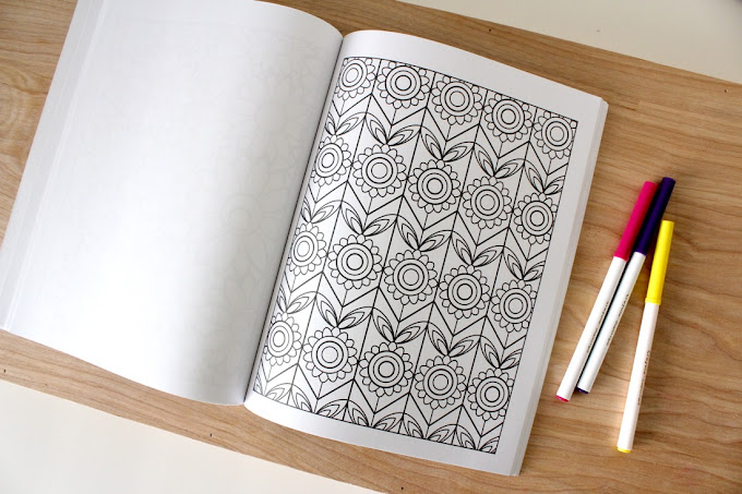 giveTHANKSaway: Pattern + Design coloring book (CLOSED) - MADE EVERYDAY