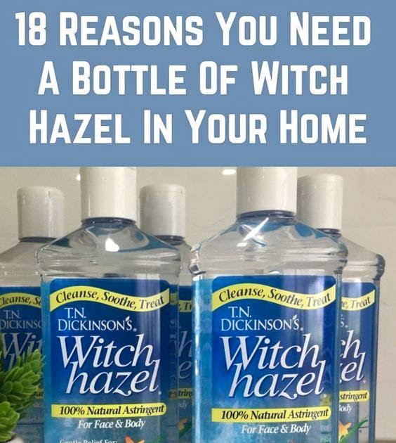 WITCH HAZEL: 18 USES FOR THIS POWERFUL LITTLE BOTTLE