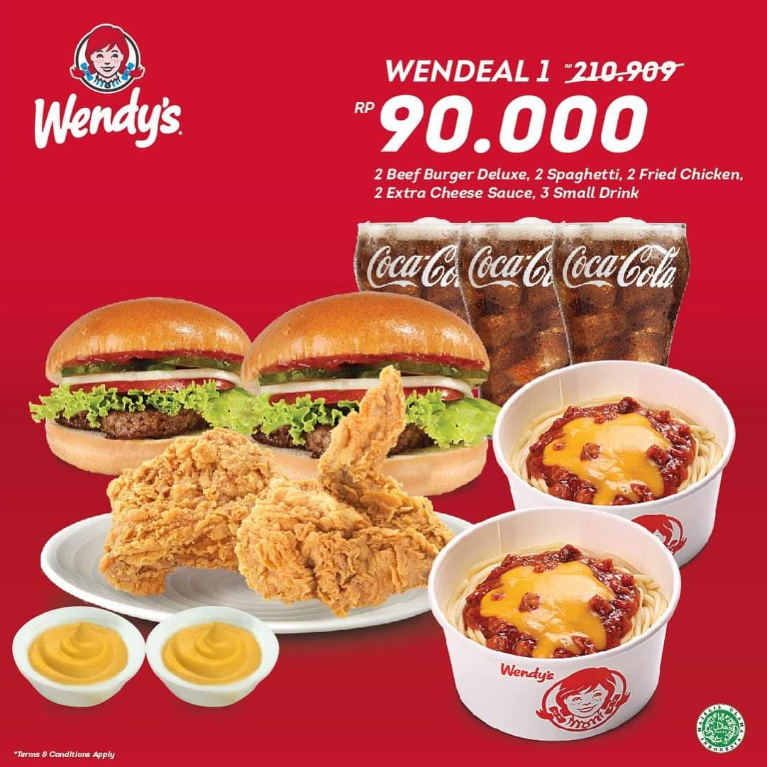 Promo WENDYS Terbaru Promo Wendy’s Deals Spektakuler