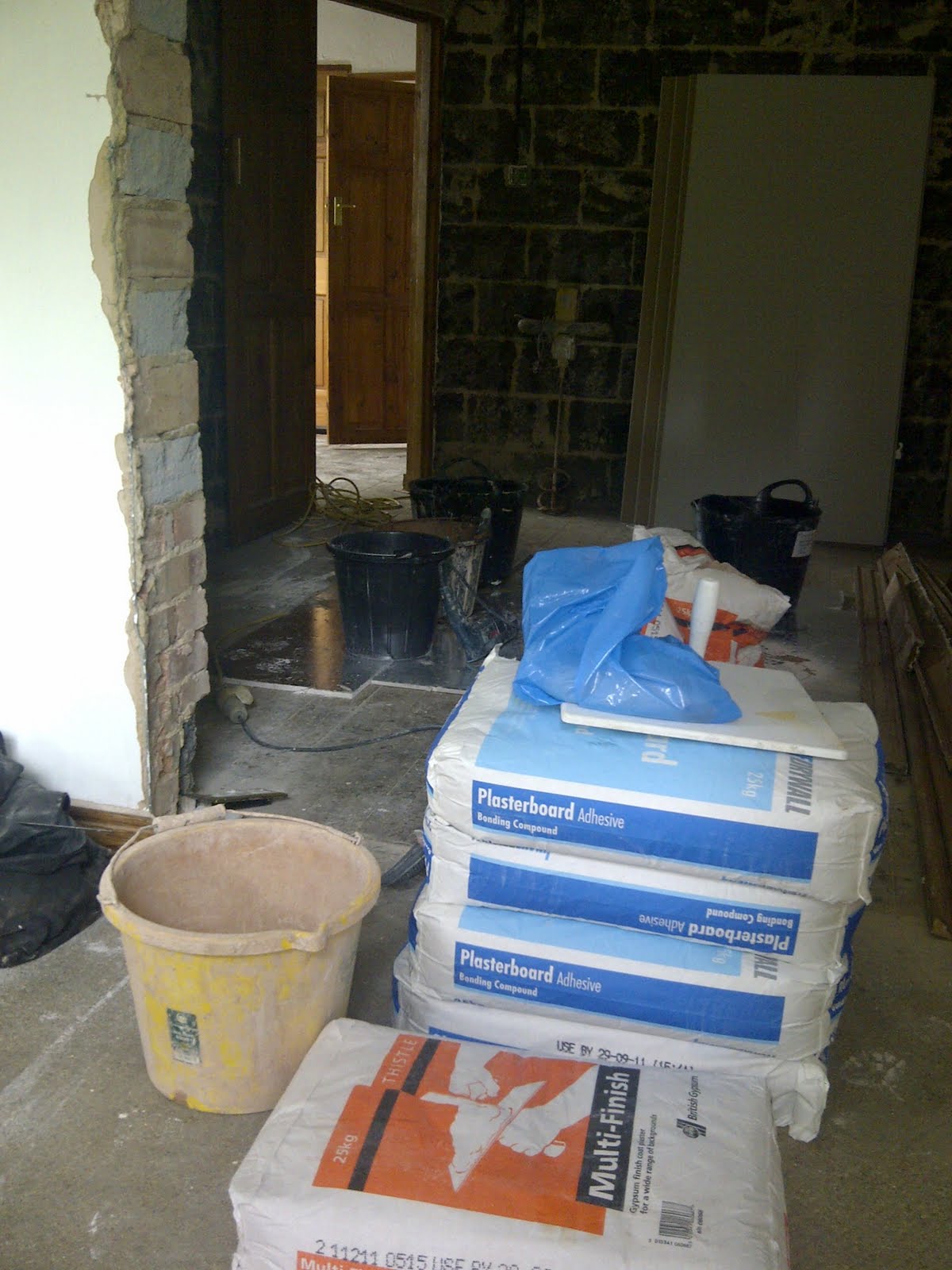 Andy's Ark: Tap and dub, and plaster skim