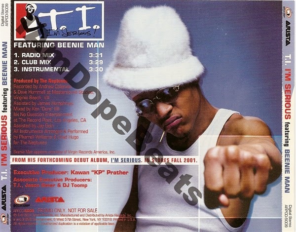 iAmDopeBeats Catalog: T.I. - I'm Serious! [Promo CD Single]