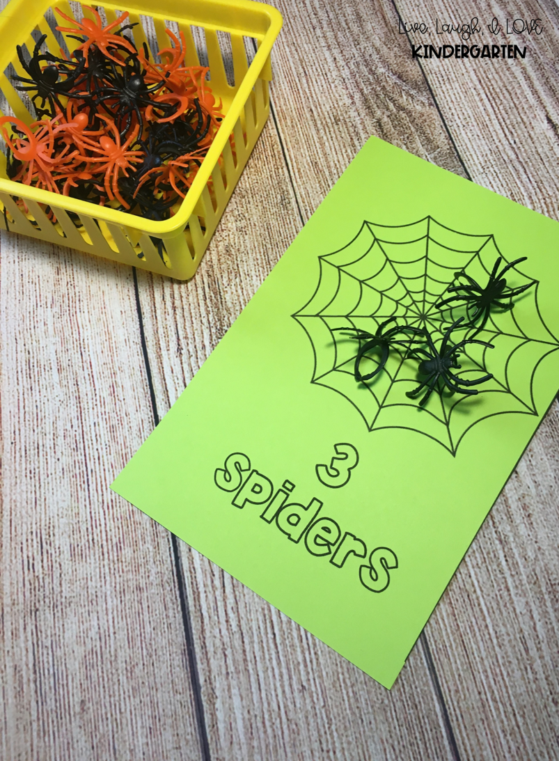 Spider Web Number FREEBIE | Live, Laugh, I LOVE Kindergarten