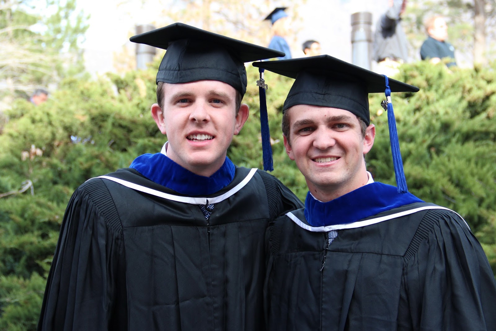 Aaron and Caroline: Aaron graduated from BYU!