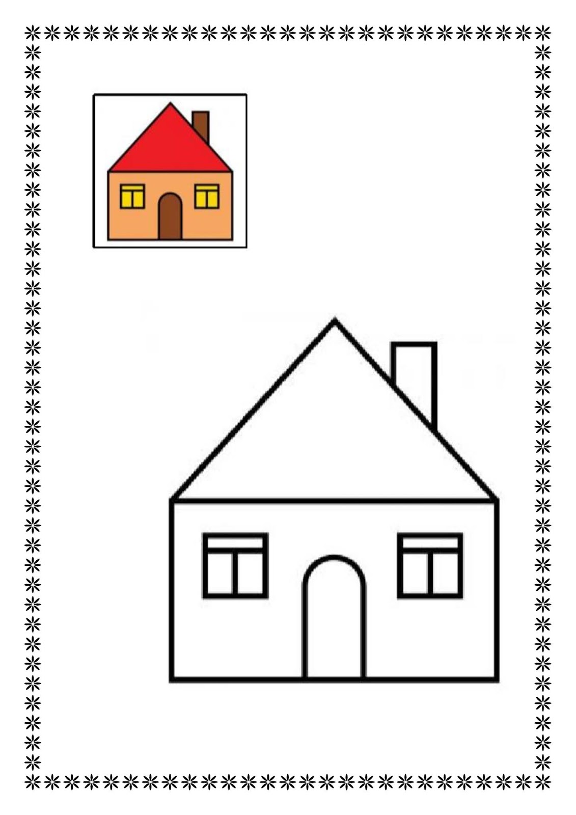 A AULA DA PROFE MARTA: PINTAR SEGUINDO UN PATRÓN