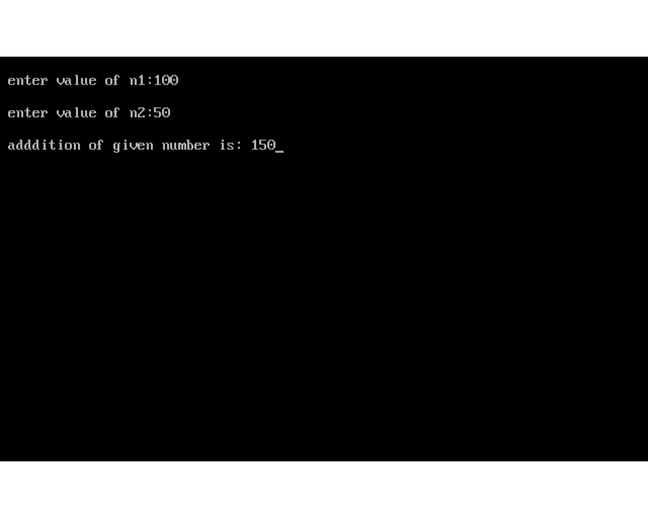 How To Add Two Number In C Language