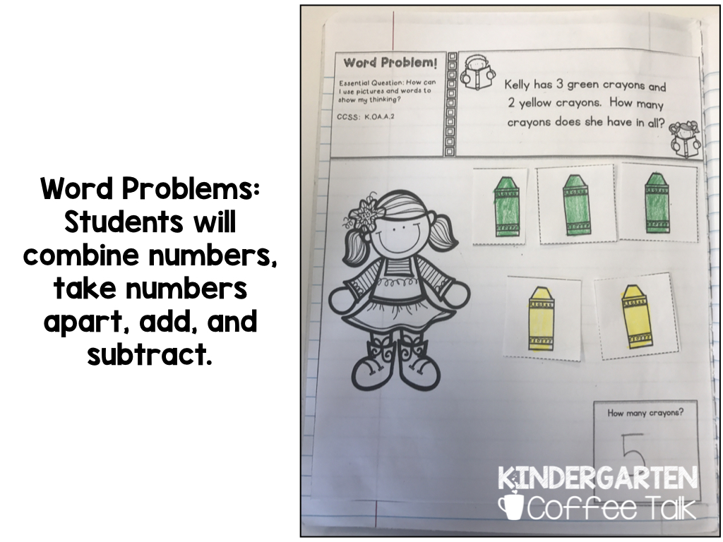 Kindergarten Coffee Talk: Math Interactive Notebooks in Kindergarten ...